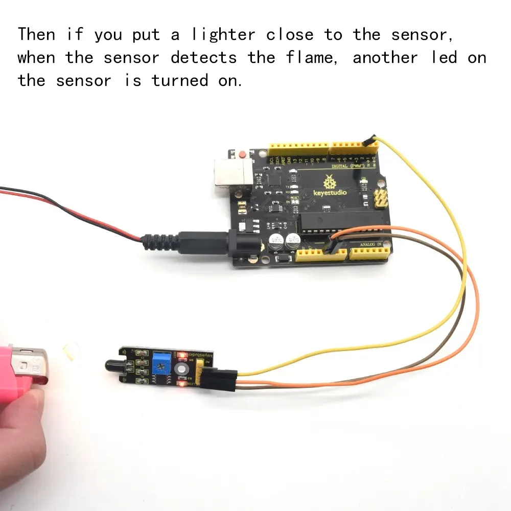 Keyestudio Flame Fire Detection Sensor Module | why.gr